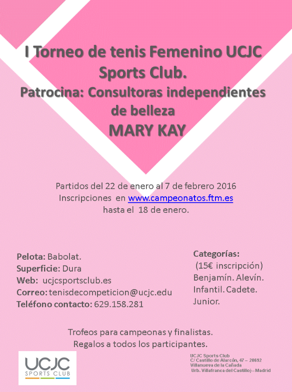 Una semana más de pretemporada en nuestra Escuela de Tenis del UCJC ...